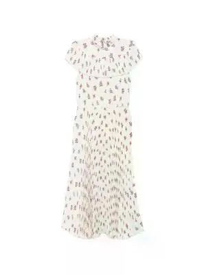 N°21 Floral Print Midi Dress - White