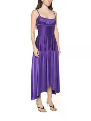 Rabanne Ruched-bodice Asymmetric Dress