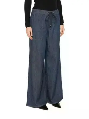 7 For All Mankind Utility Drawstring Wide-leg Jeans