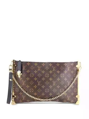 LOUIS VUITTON Monogram Canvas Shoulder Bag - Brown