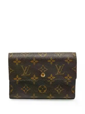 LOUIS VUITTON 2005 Porte-tresor Etui Papiers Monogram Wallet - Brown