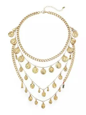 EDWARD ACHOUR PARIS Coin-charm Multi-chain Necklace
