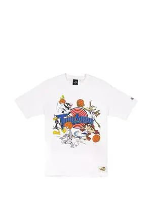 New Era Space Jam Tune Squad-print T-shirt - White