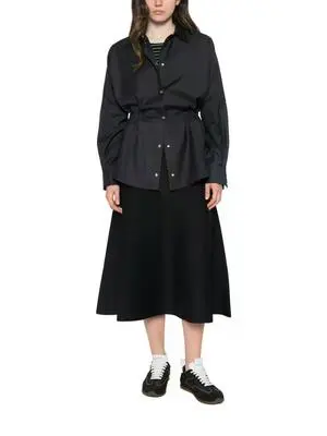Moncler Drawstring-waist Shirt - Blue
