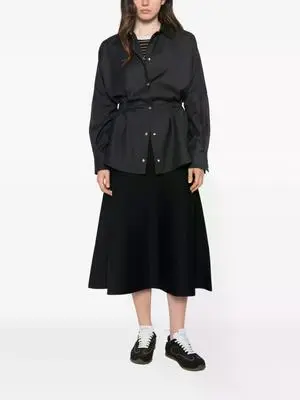Moncler Drawstring Waist Shirt - Blue