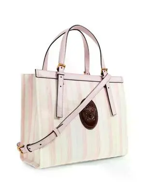 Versace Rivière Striped Tote Bag