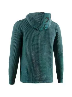 LURBEL Wave Waffle-knit Hoodie