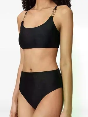 ALLSAINTS Talaria Chain-link High-waist Bikini Bottoms