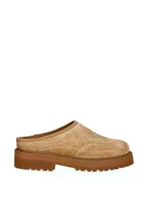 Diemme Suede Slip-on Mules - Neutrals