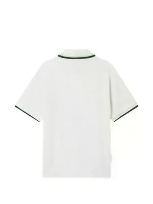 Casablanca Ribbed Zip-up Short-sleeve Shirt