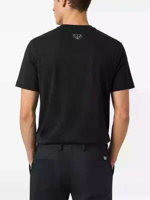 Philipp Plein Jersey T-shirt Duck Check - Black