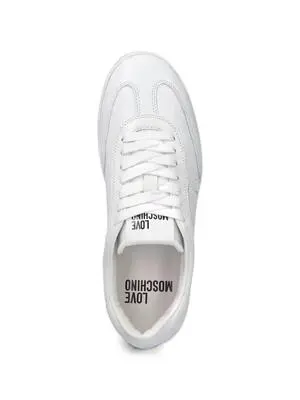 Moschino Heart Patch Sneakers - White