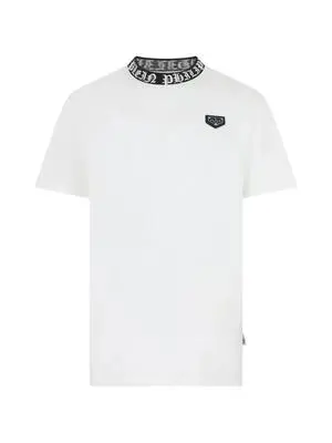 Philipp Plein Jersey T-shirt Plein Gothic - White