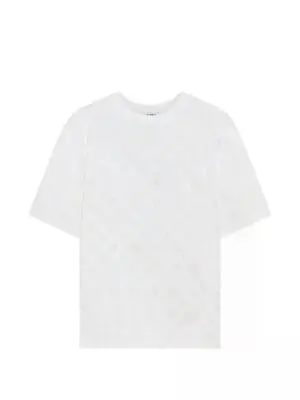 Casablanca Monogram-print Cotton T-shirt - White