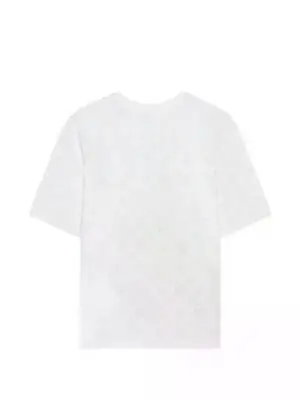 Casablanca Monogram-print Cotton T-shirt - White
