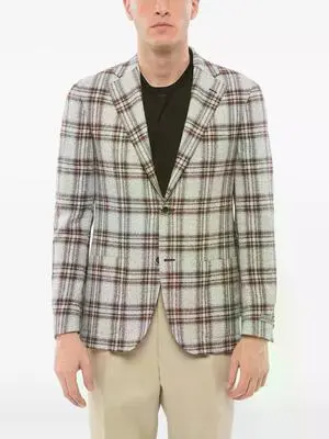 Corneliani Checked-pattern Single-breasted Blazer
