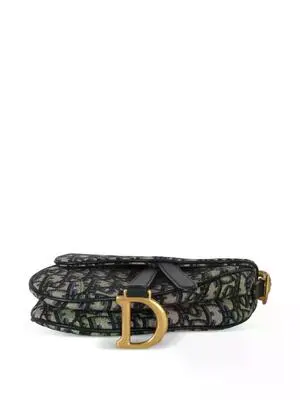 Dior 2021 Mini Oblique Saddle Handbag
