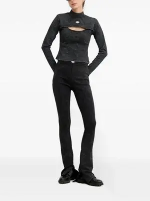 Alpha Industries World Slit-hem Flared Trousers
