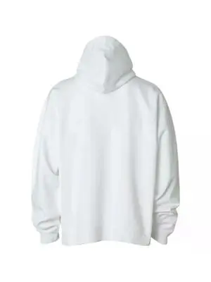 Balenciaga Graphic Print Hoodie - White