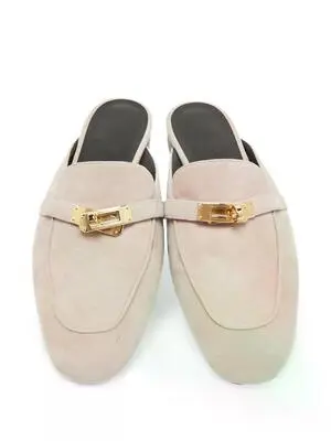 Hermès Oz Suede Mules