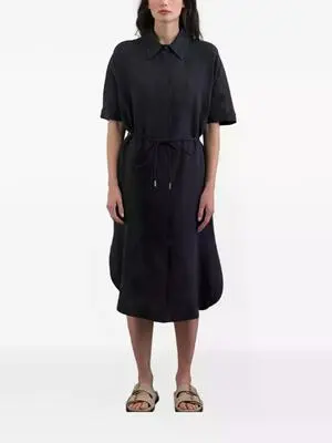 MOORER Linai-glx Belted Midi Dress