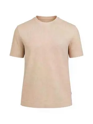 BOSS Waffle-knit T-shirt