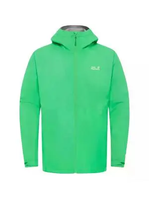 JACK WOLFSKIN Hooded Jacket With Logo Print