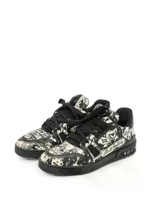 LOUIS VUITTON Trainer Sneakers With Graphic Print