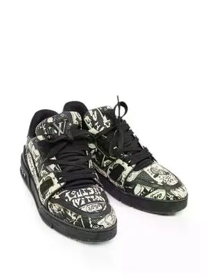 LOUIS VUITTON Trainer Sneakers With Graphic Print