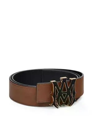 Amiri Ma Logo-plaque Leather Belt
