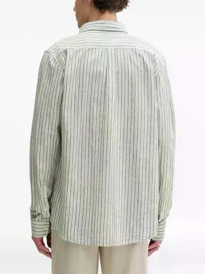 LES DEUX Striped Button-down Shirt