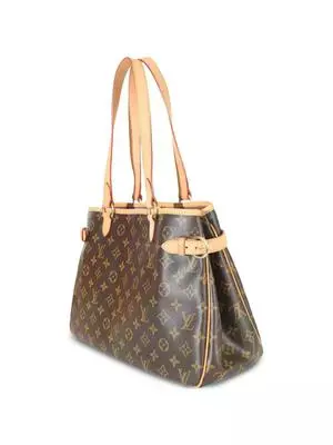LOUIS VUITTON Monogram Batignolles Tote Bag - Brown