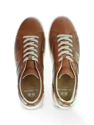 LA MARTINA Cupsole Leather Sneakers