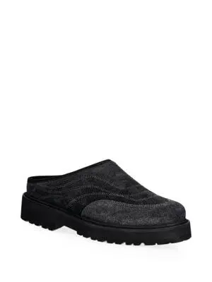 Diemme Contrast-stitch Slip-on Mules