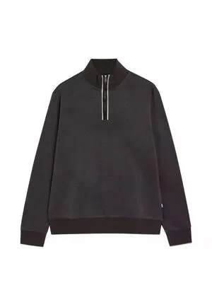 BOSS Micro-textured Half-zip Sweatshirt