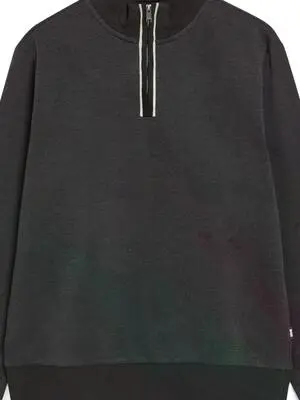 BOSS Micro-textured Half-zip Sweatshirt