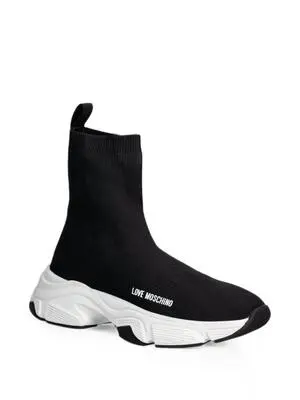 Moschino Logo-print Sock Sneakers