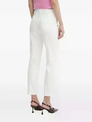 MORGAN Tailored Trousers With Gold-tone Button Detailing
