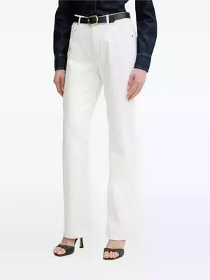TRUSSARDI Logo Patch Straight Leg Jeans