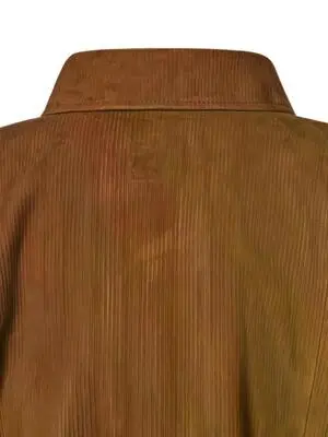 Magda Butrym Corduroy-effect Leather Bomber Jacket