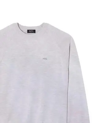 A.p.c. Logo-embroidered Raglan Sleeve Sweater
