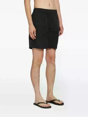 Moncler Elasticated-waist Swim Shorts - Black