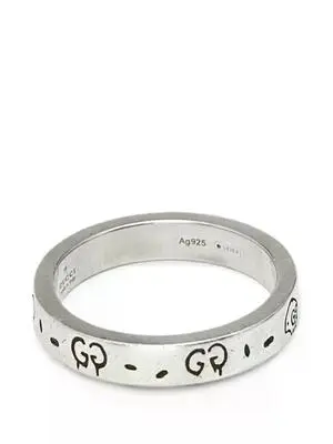 Gucci Ghost Gg Sterling Ring