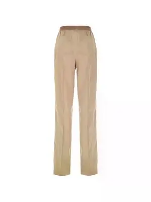 TOM FORD Logo-waistband Silk Trousers