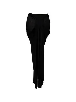 Rick Owens Draped Midi Skirt - Black