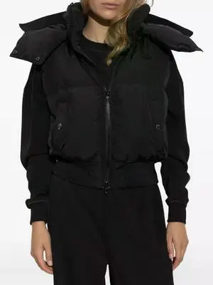 DIESEL® Logo Quilted Hooded Gilet