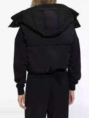 DIESEL® Logo Quilted Hooded Gilet