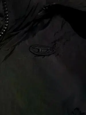 DIESEL® Logo Quilted Hooded Gilet
