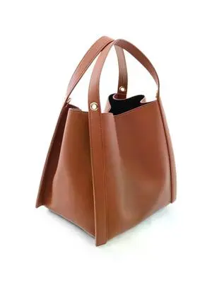 Celine Small Cubo Leather Tote Bag
