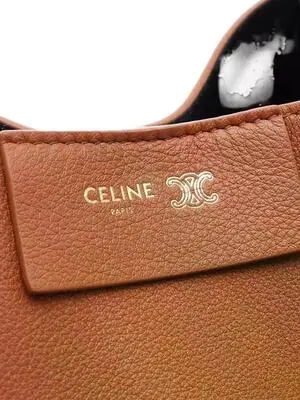 Celine Small Cubo Leather Tote Bag